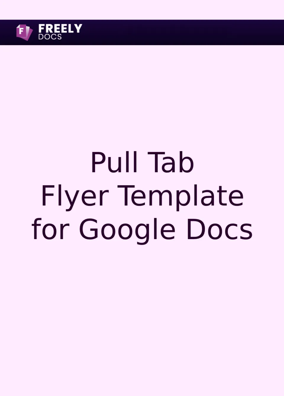 Flyer Real Estate Template Compatible With Google Docs
